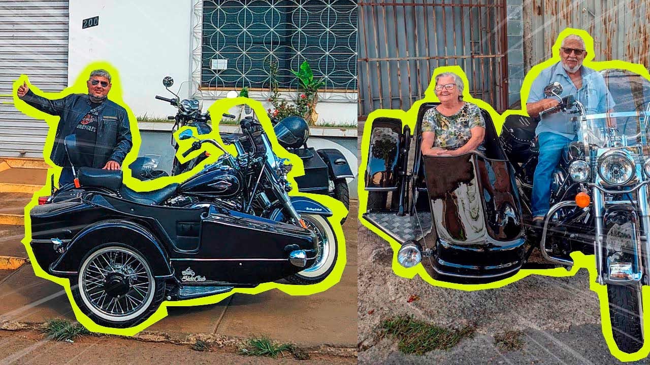 Sidecar Retro Custom Made - Harley Davidson Softail Heritage Classic ...