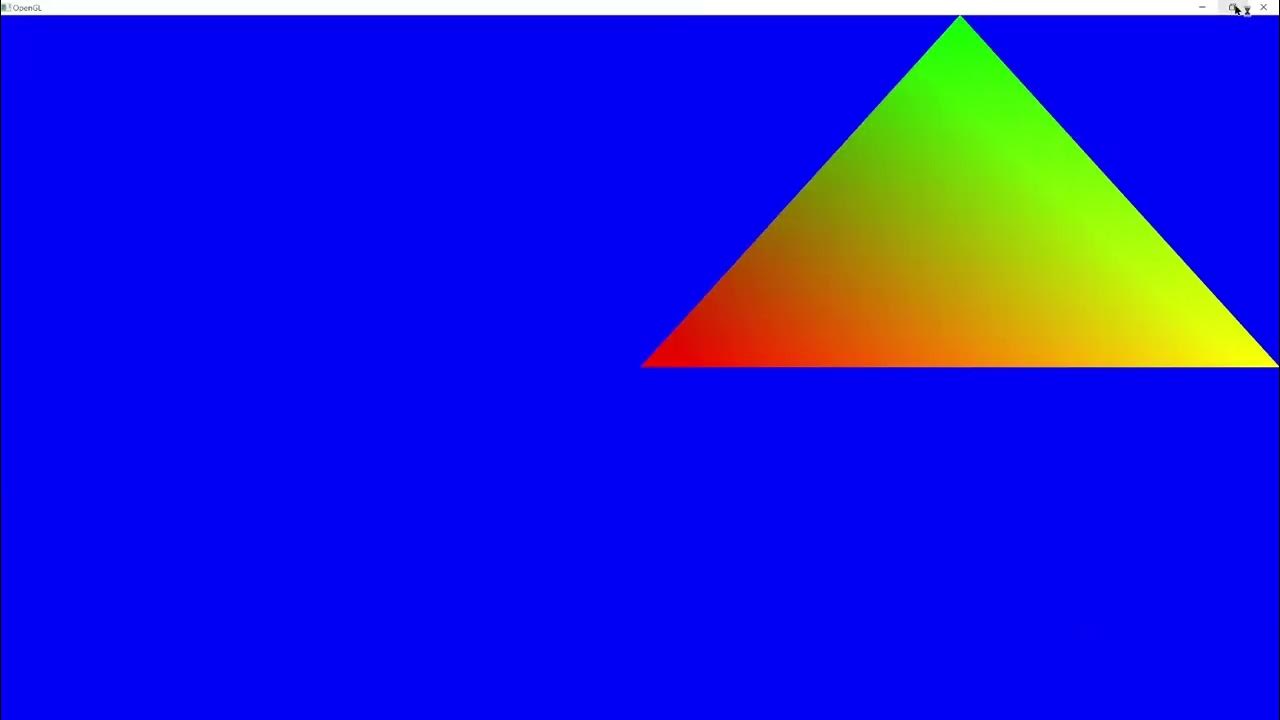 A simple OpenGL framework ( no libraries ) - YouTube