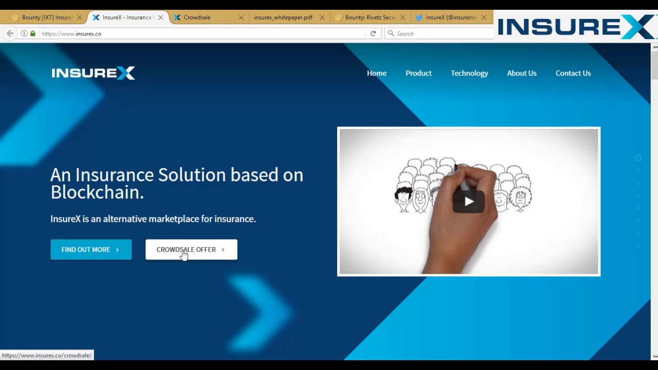 InsureX - An Insurance Solution based on Blockchain | ICO Review - YouTube