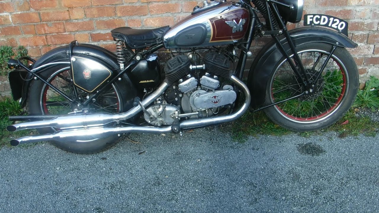 Matchless 990 cc Model X from 1938 - Black Mountain ride part 1 ...