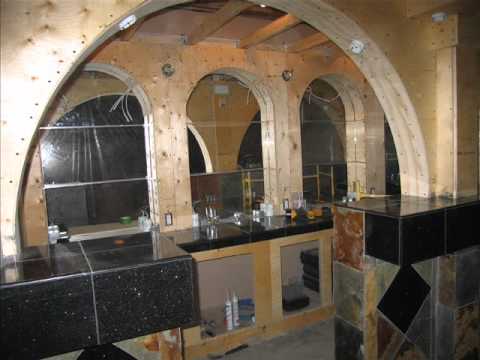 Wet bar complete build up - YouTube