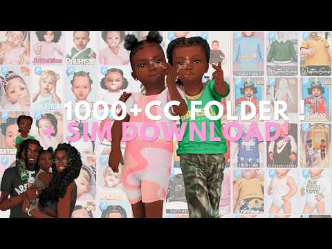 Sims 4 Infant Toddler Kids CC Folder Download 2026 | FREE 1000+ Items (Maxis Match + Realistic)