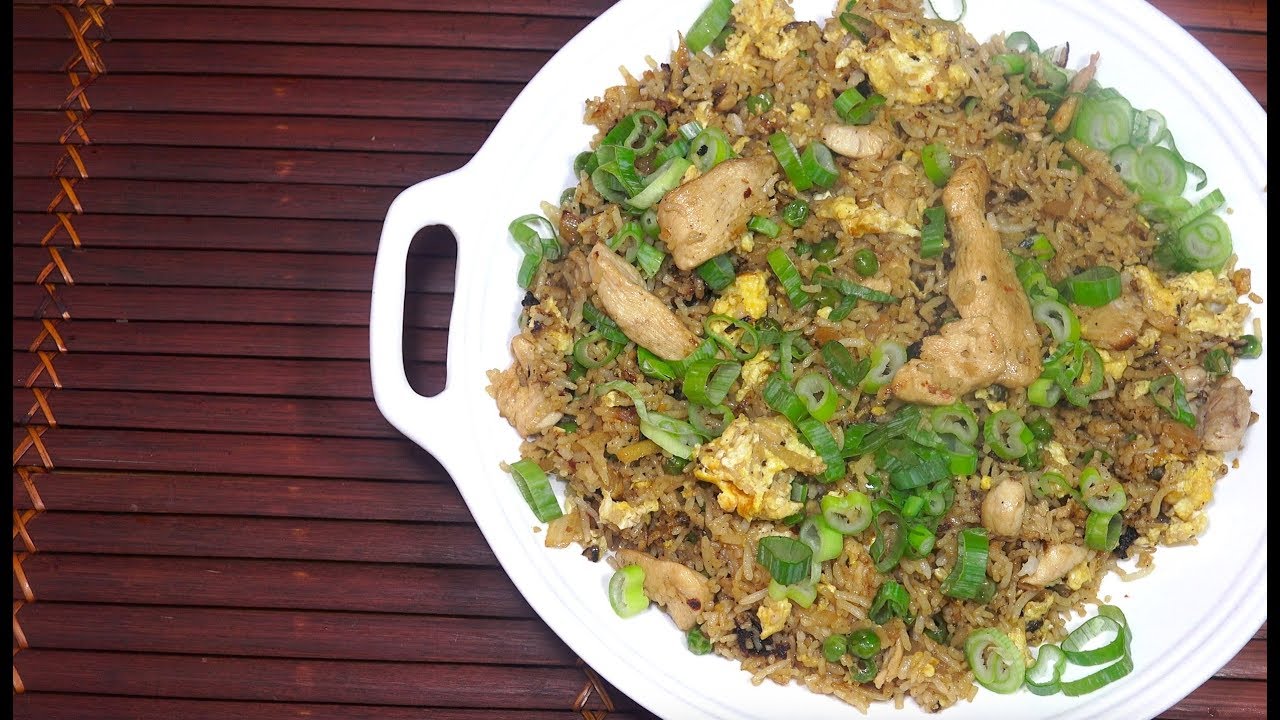 🔴 Chicken Fried Rice - Deliberately Burned for an Amazing Taste - Try ...