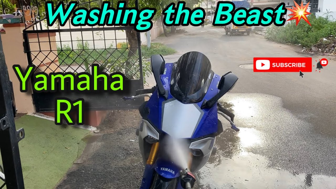 Washing The Beasts | Yamaha R1 | Vitpilen 250 | Ft Mathi Jamster | Cafe ...