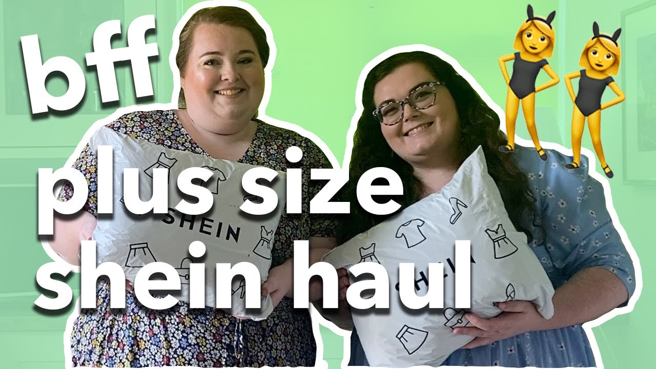 BFF PLUS SIZE SHEIN TRY ON HAUL | best friend tries on shein - dresses ...