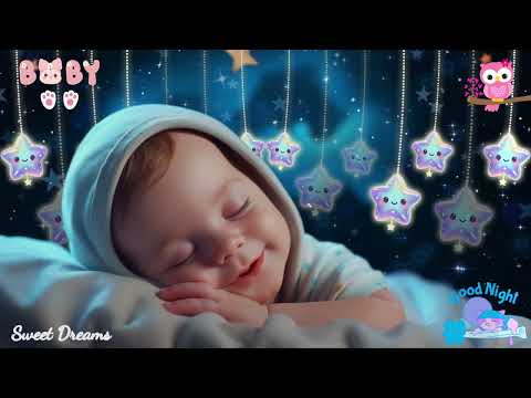 Baby Sleep Music 💤 Mozart & Brahms Lullabies 🌙 Calm Sleep in Minutes