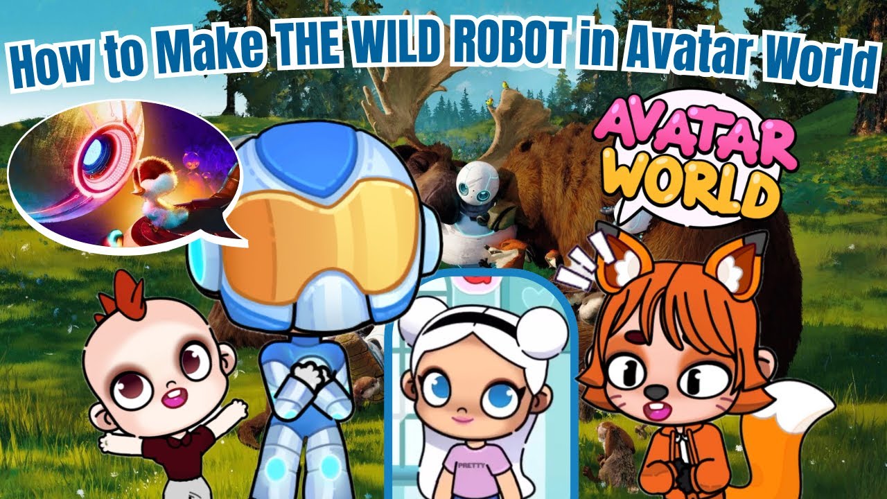 How to Make The WILD ROBOT in AVATAR WORLD! - YouTube