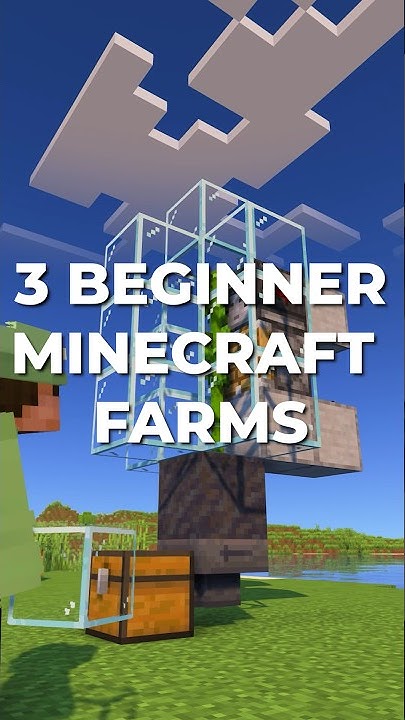 3 Easy Beginner Farms for Minecraft 1.20 - YouTube