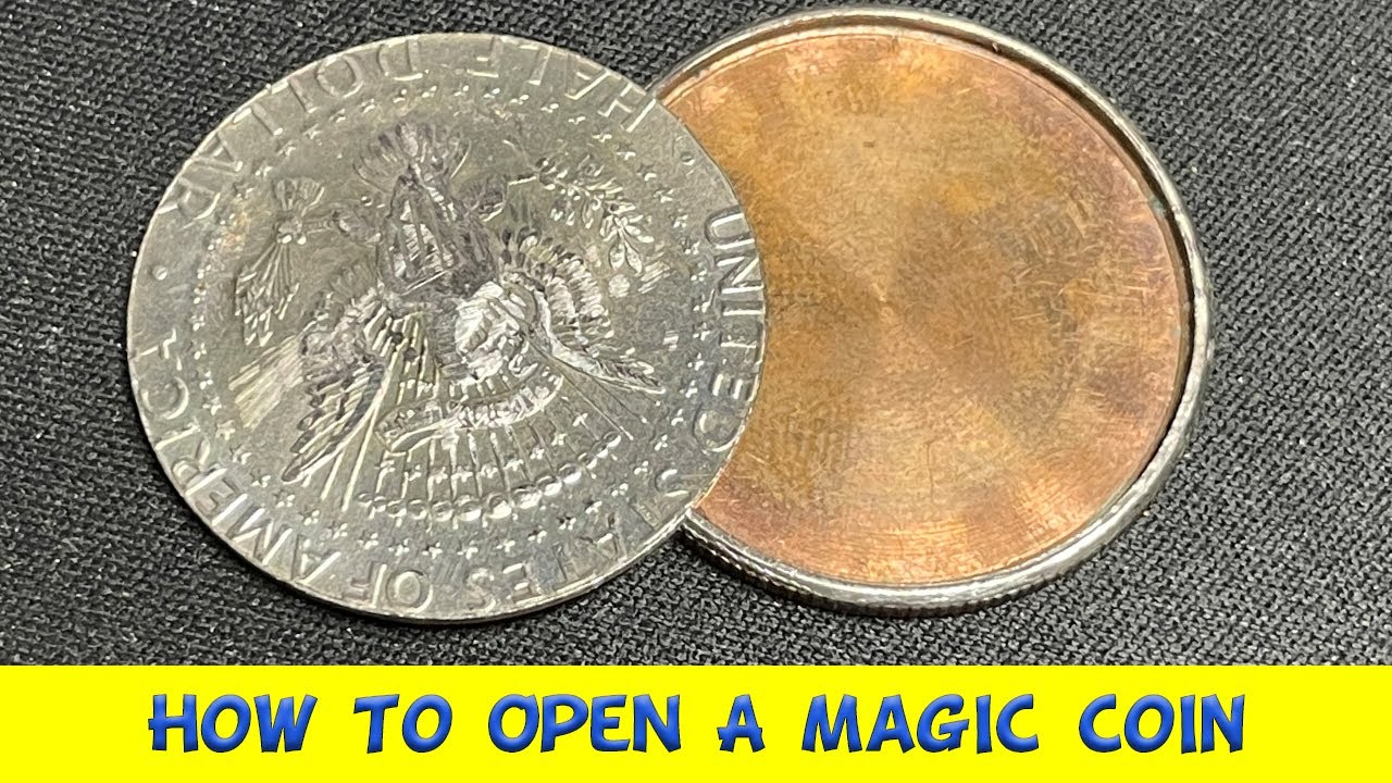 How To Open A Magic Coin or Coin Vault Without Any Special Tools or ...