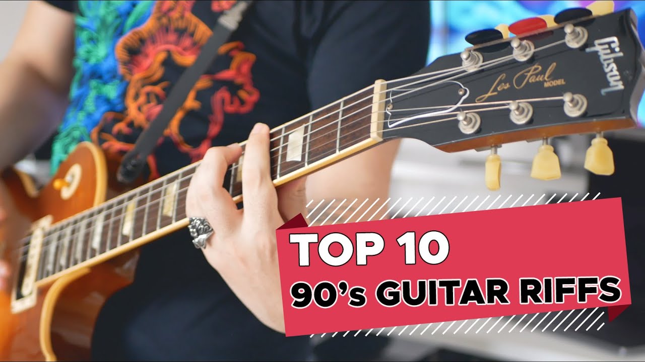 Top 10 Guitar Riffs Of Each Decade 90s Youtube