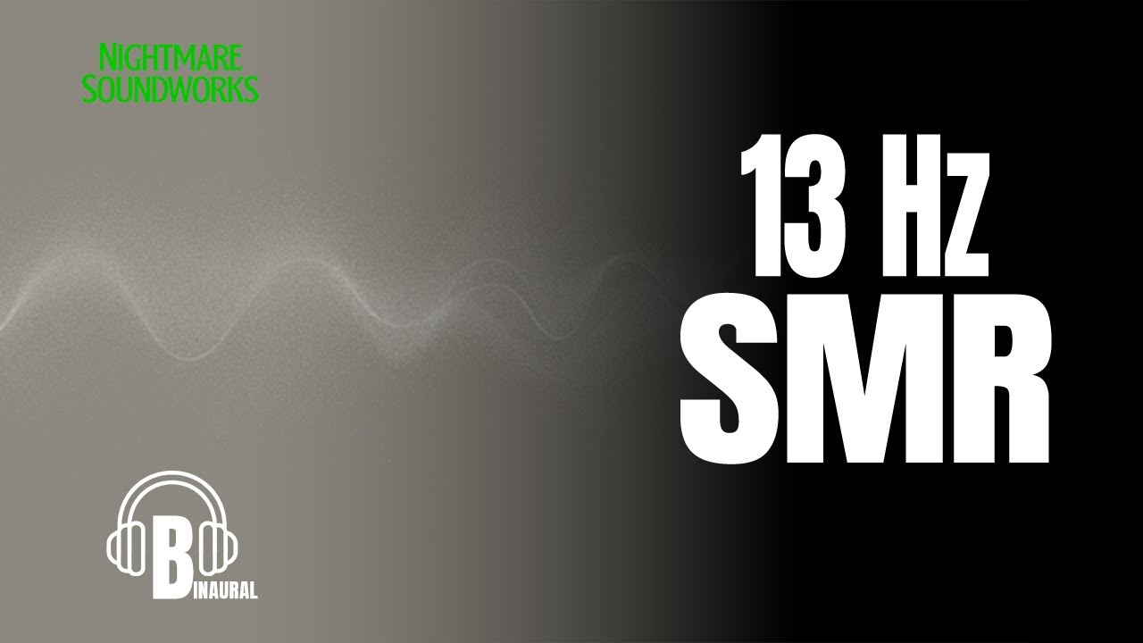 13 Hz SMR Binaural Beats • Calm Focus and Nervous System Stability (1 ...