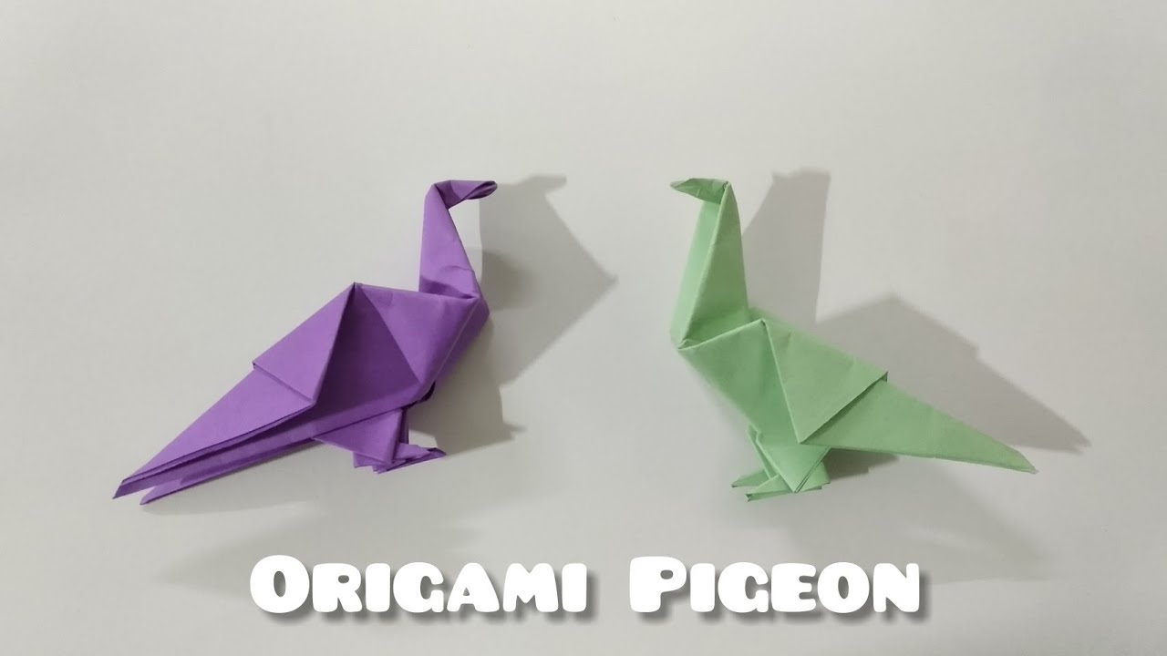 Origami Pigeon | Paper Pigeon | Origami Craft Ideas - YouTube