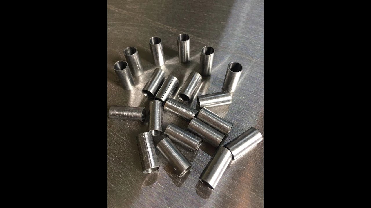 sheet metal bush short pipe strip forming machine - YouTube