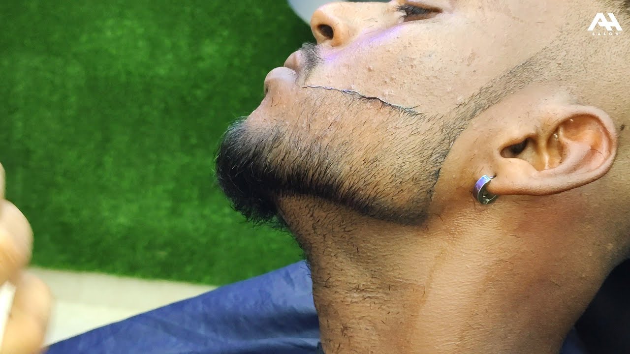 Men Hair Cut & Beard Set Video || Stylish Men Beard Cutting || Abhijit ...