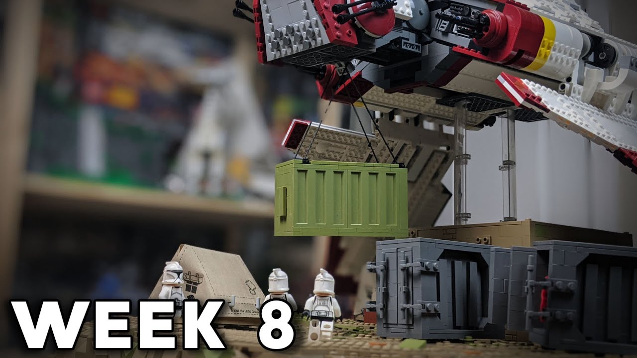 Building The Battle Of Jabiim In LEGO Week 8: How Big Is The Main Base ...