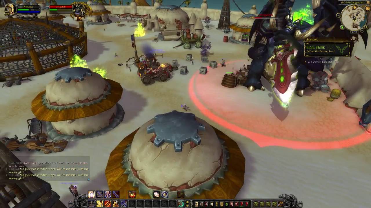 Demon Invasion Final Boss WoW Legion - YouTube