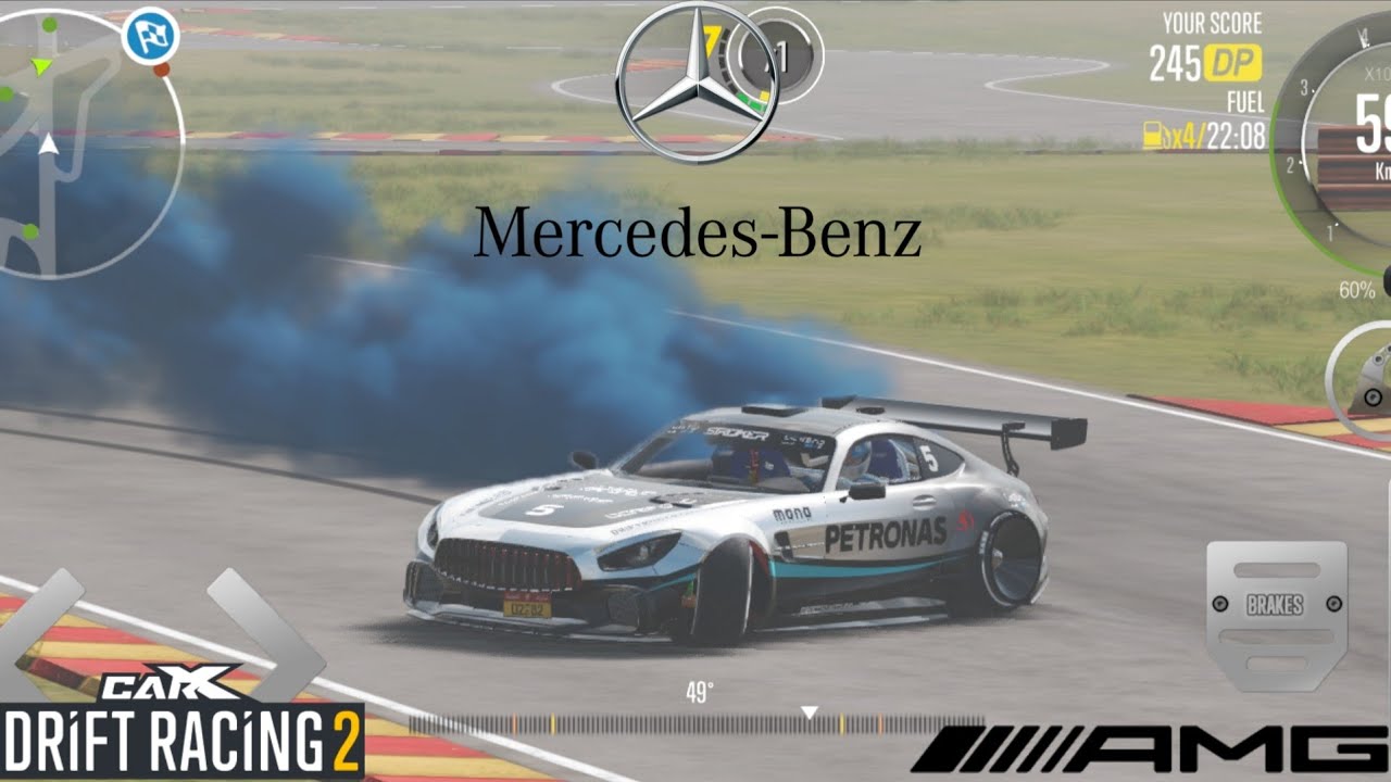 Mercedes AMG GTR Petronas Edition GOES Drifting Wild! - YouTube