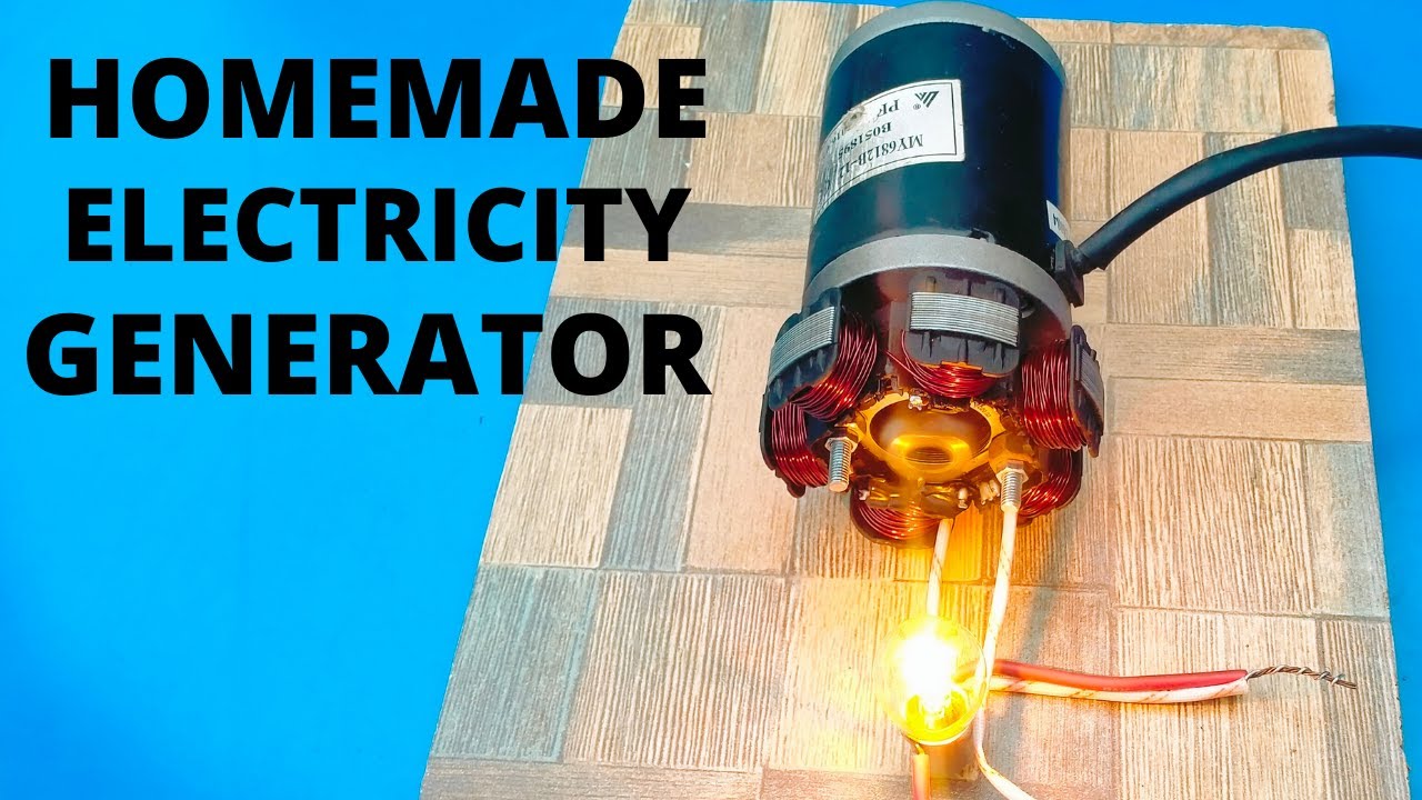 how to make a 12v electricity generator at home new experiment with ...