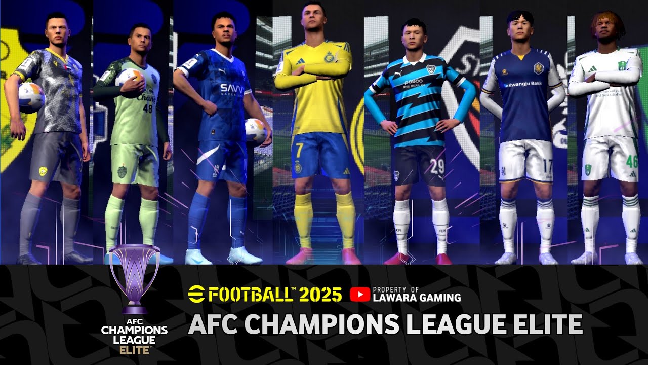 New Update kits • AFC Champions League ELITE Clubs - YouTube