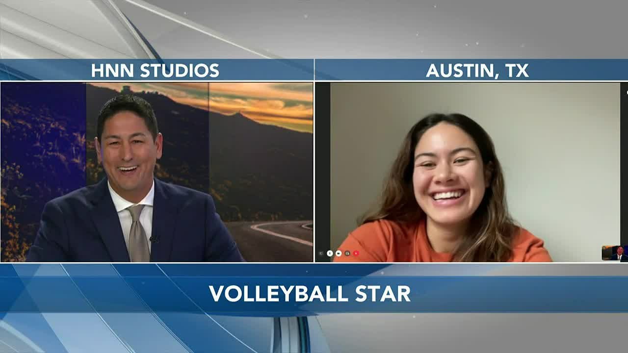 Local girl Saige Kaahaaina-Torres says the Texas hitters make her job ...