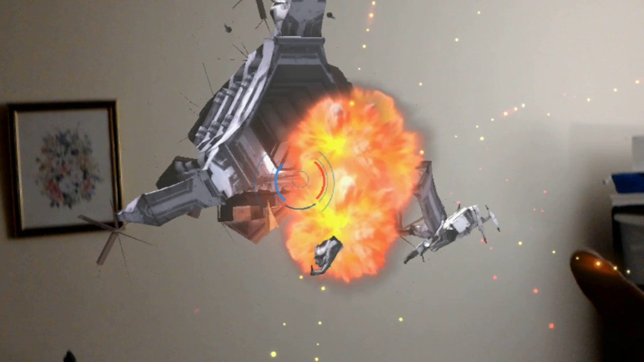 Hololens RoboRaid level 2 - YouTube