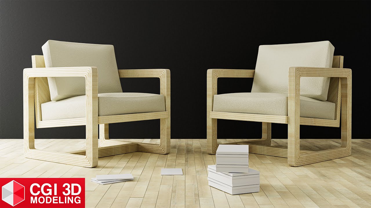 Furniture 3D Modeling in Blender 3D | CGI 3D MODELING - YouTube