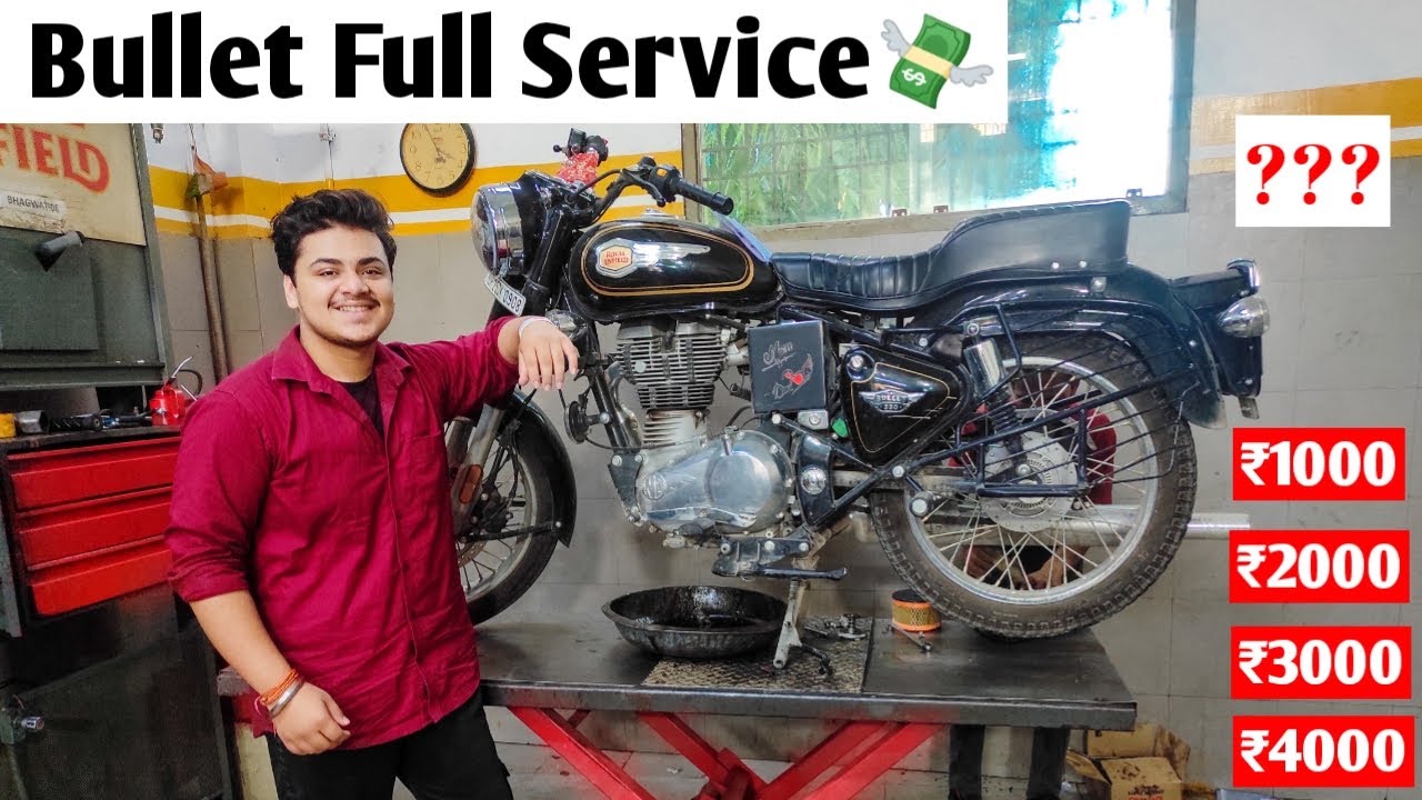 Bullet Full Service💸 | Standard 350 | How much cost 💸? - YouTube