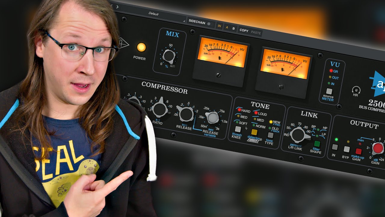 How to use the API 2500 bus compressor? - YouTube