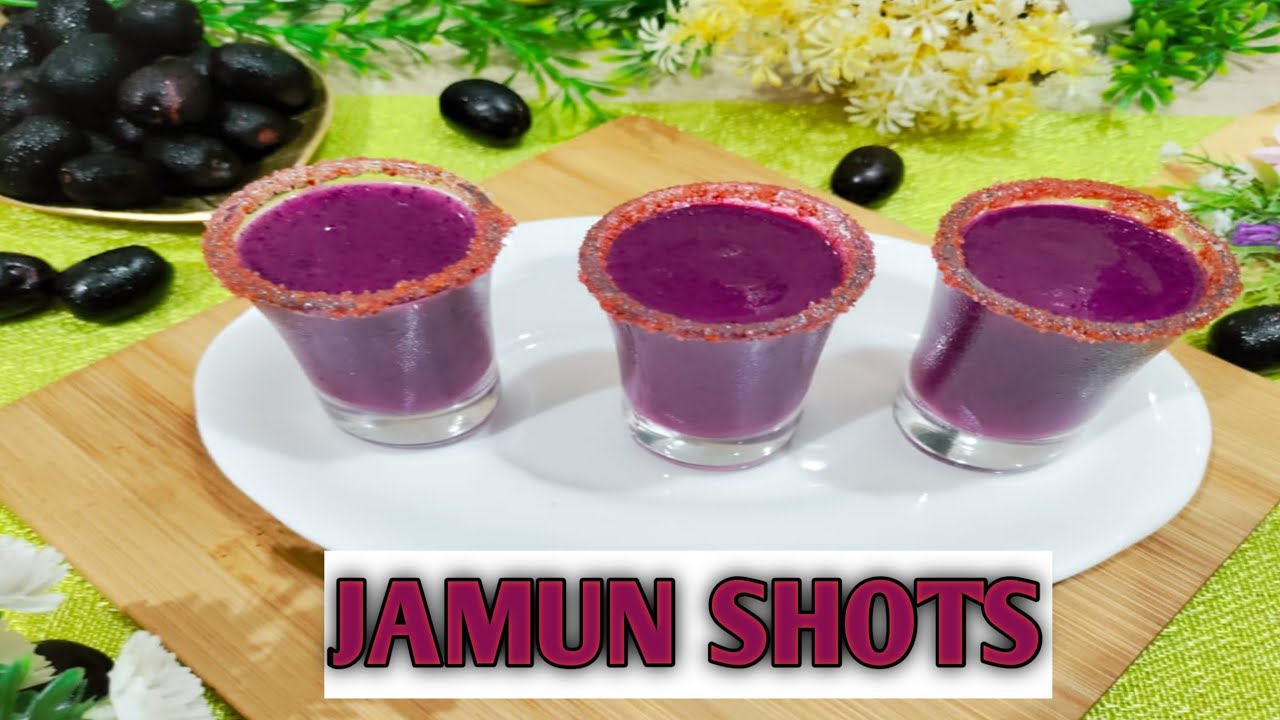 Jamun Shots Recipe | By Jannat ibrahim foods | how to make jamun shots ...