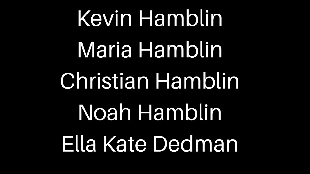Hamblin Family & Ella Kate Dedman Baptism - YouTube