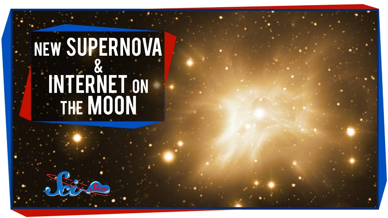 New Supernova, and Internet on the Moon - YouTube