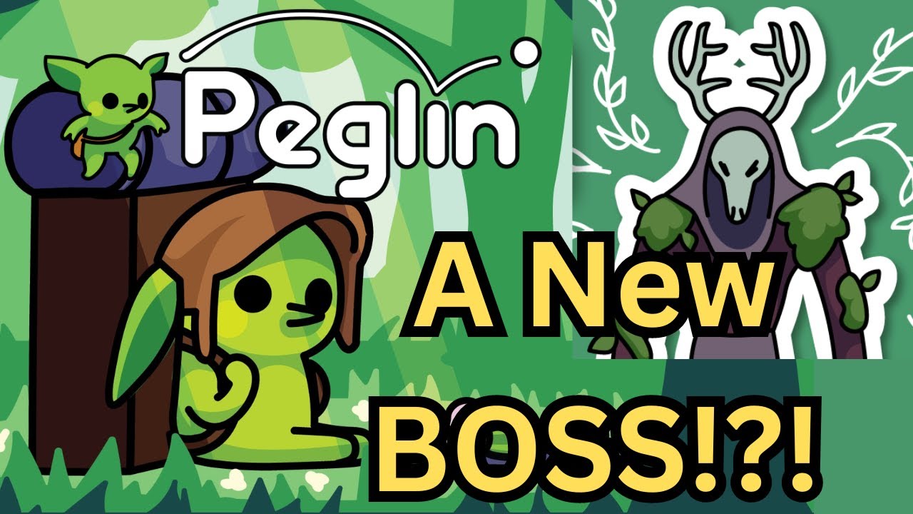PEGLIN A new update! a new boss.... LESHY! - YouTube