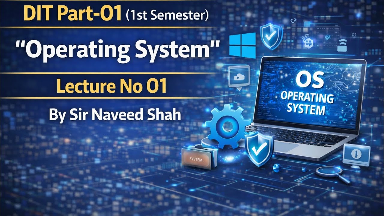 Operating System Lecture 01 | DIT Part-01 (1st Semester) | OS Basics ...