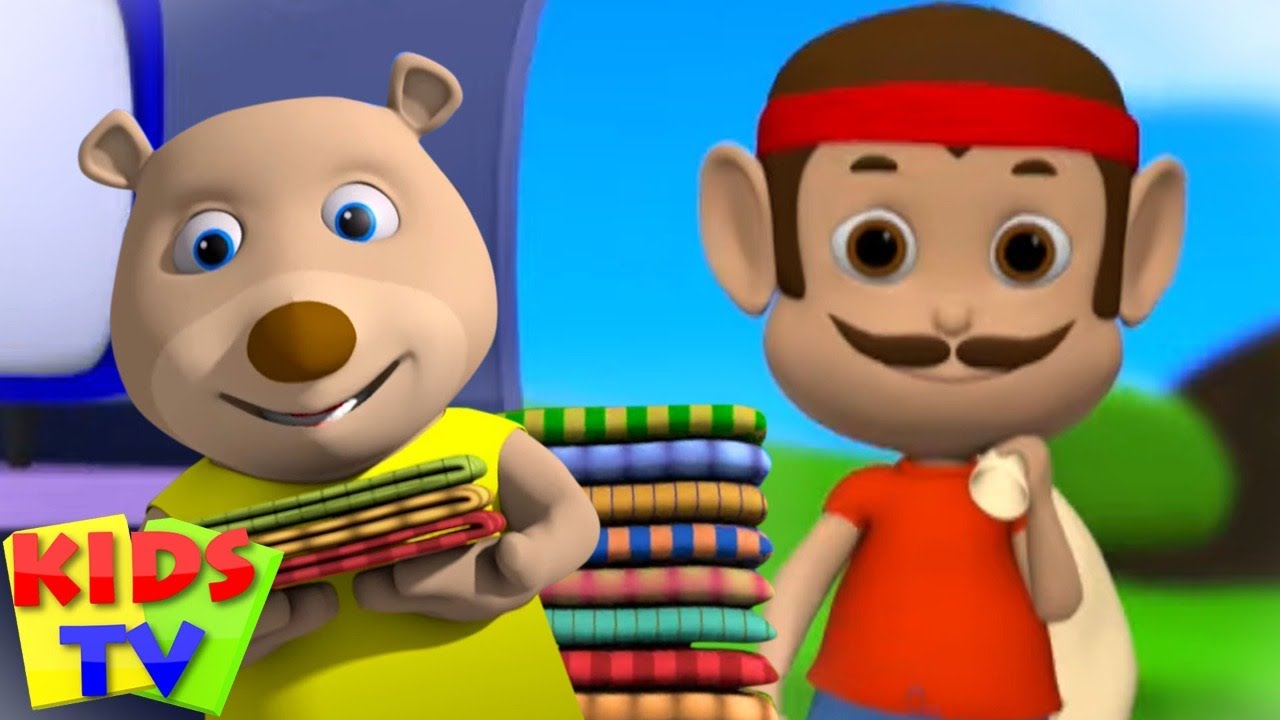 Dhobi Aaya, बादल राजा, Nursery Rhymes in Hindi - YouTube