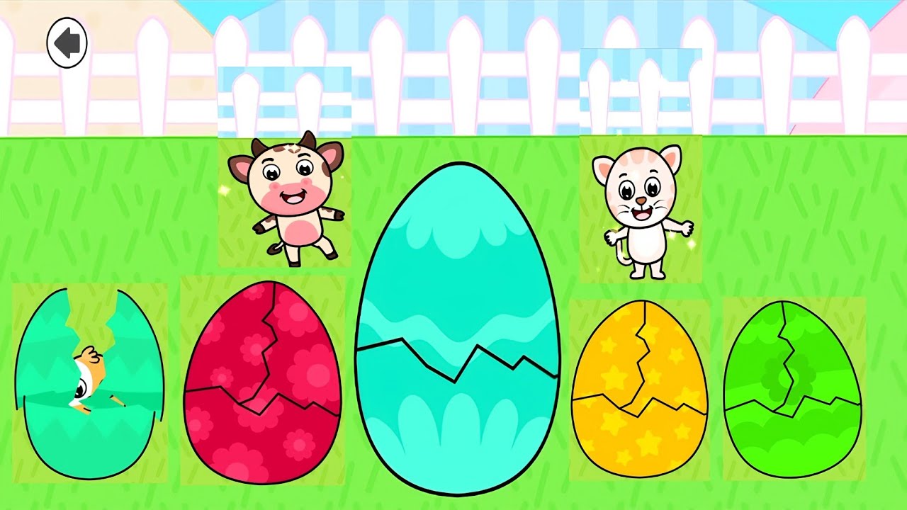 timpy farming game// surprise eggs nursery rhymes// funny and learning ...
