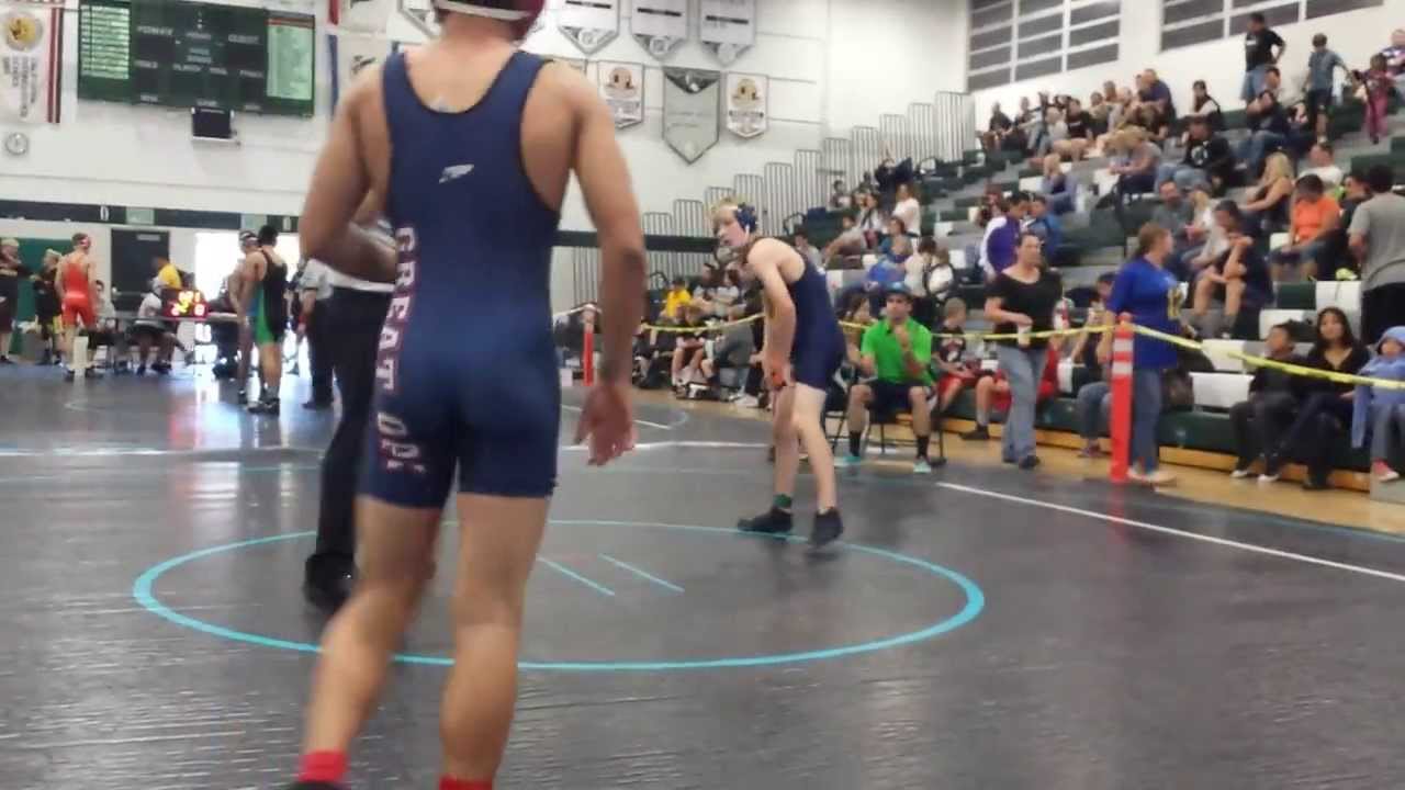 January 2014 Poway Freshman Wrestling Tournament. 3rd of 4 matches ...