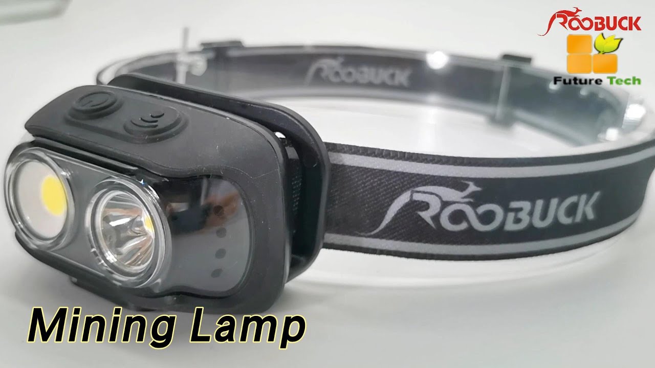 Mini Mining Lamp Flashlight LED COB P8 Bulb IP65 Rechargeable - YouTube