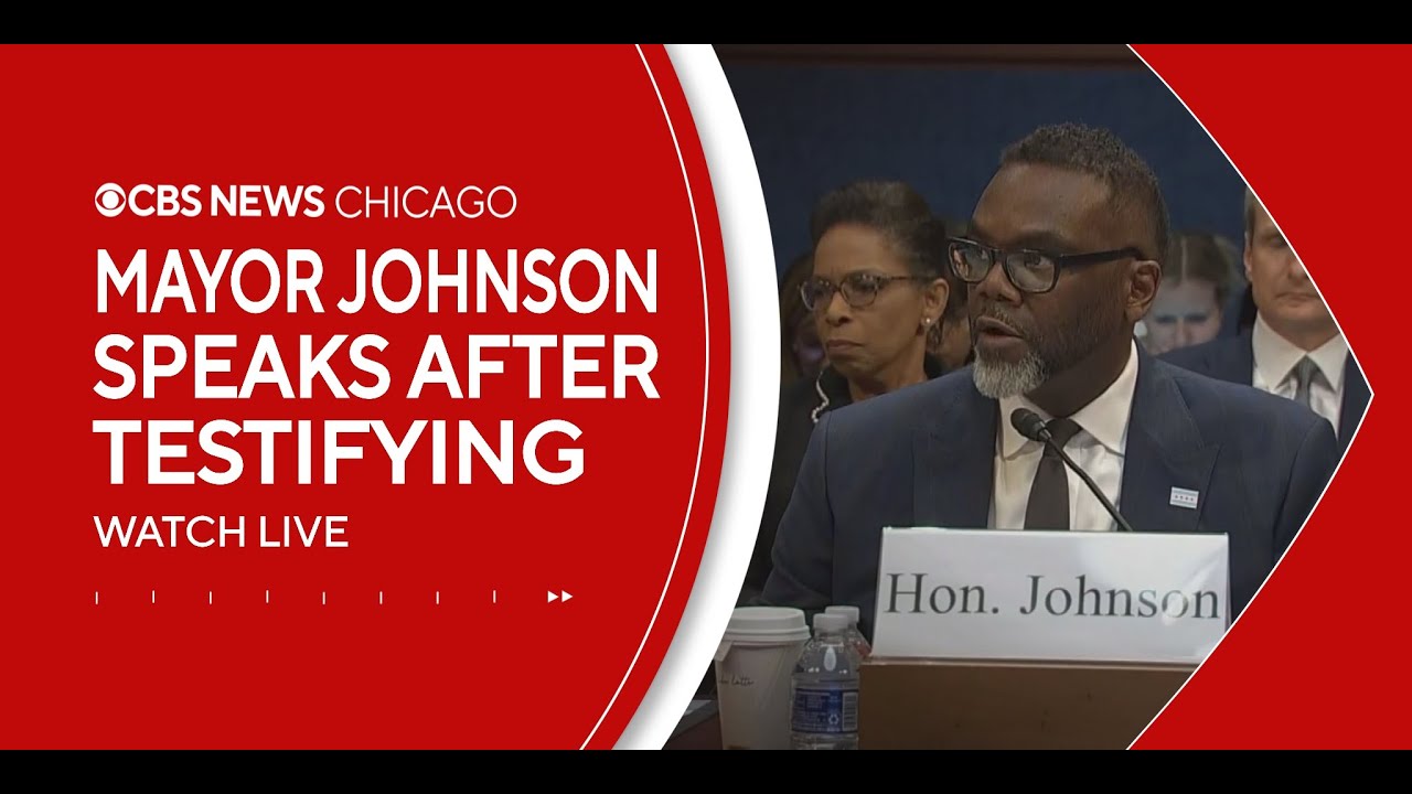 Mayor Johnson speaks after testifying at Congressional hearing | Full ...