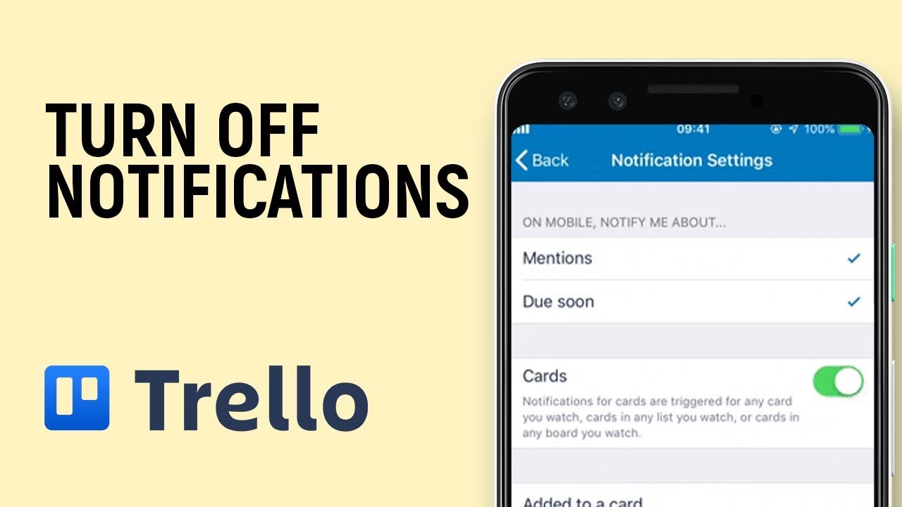 How to Turn OFF Trello Notifications - YouTube