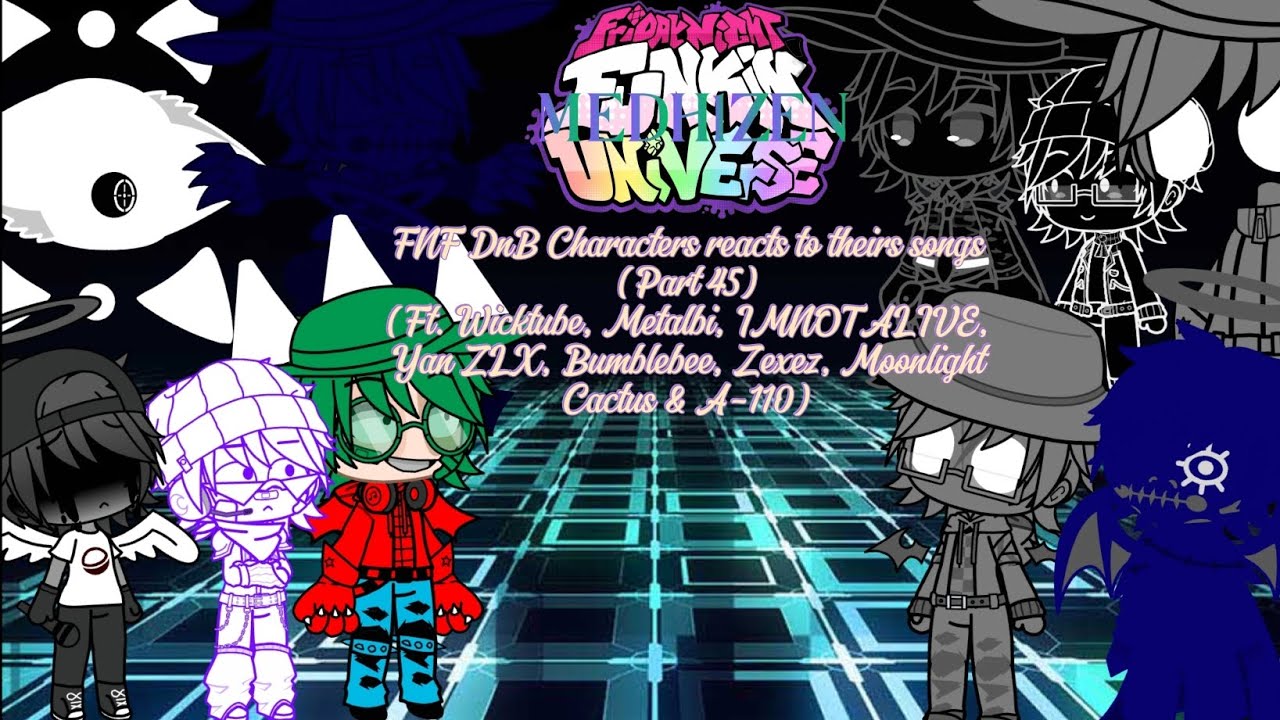 FNF DnB Characters reacts to theirs songs (Part 45) (Ft. @Bumblebeemask ...