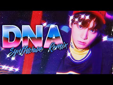 'dna' by bts except it's 1980s synthwave [mashup]