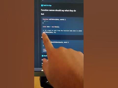 Gunakan nama function yang mencerminkan fungsinya - clean code javascript - YouTube