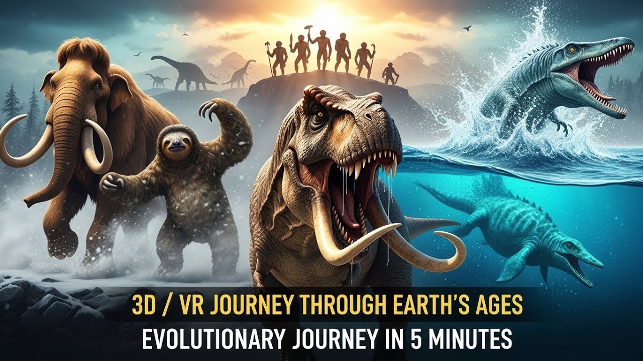 3D Virtual Journey Through Earth’s Ages - From First Life to Early ...