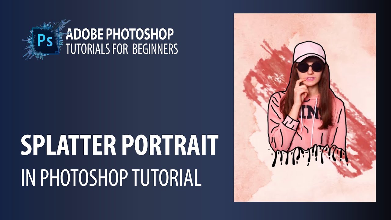 Splatter Effect Photoshop Tutorial 2020 ( Using brush tool ) - YouTube