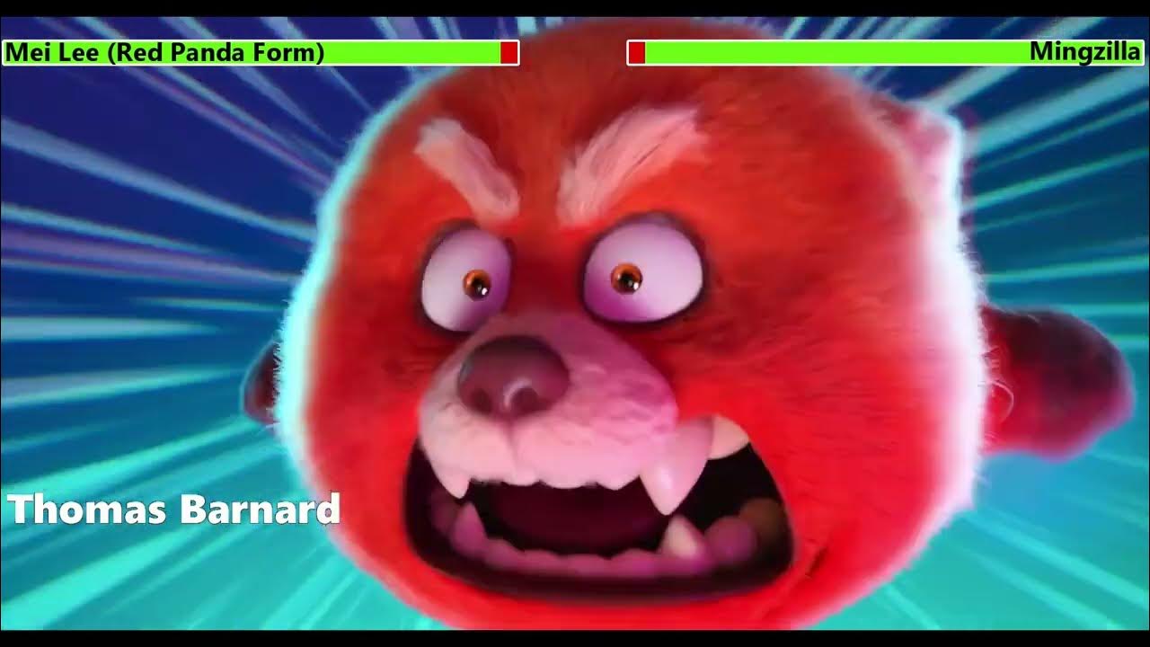 Turning Red (2022) Final Battle with healthbars - YouTube