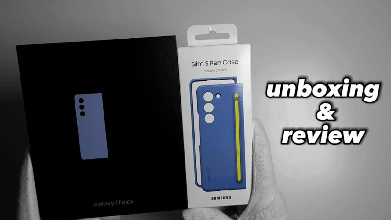 "Samsung Galaxy Z Fold 5 Unboxing & Slim S Pen Case Review!" - YouTube
