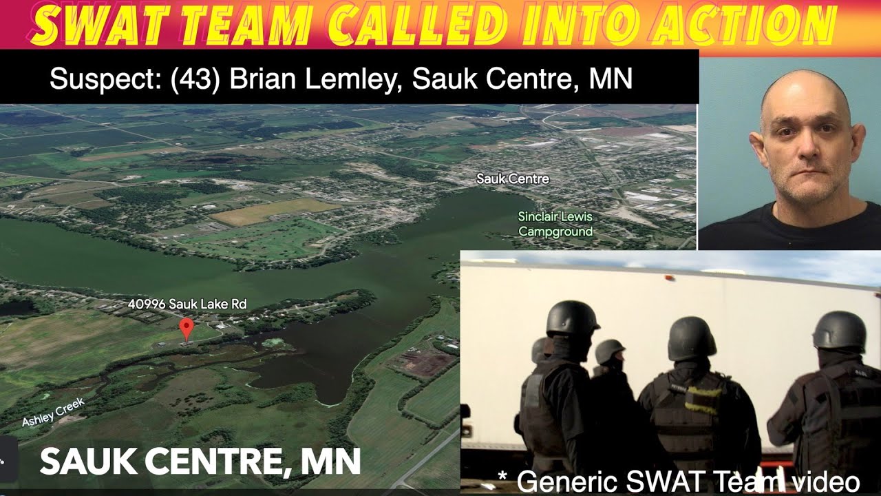 SWAT Team Called Into Action By Sauk Centre, Minnesota - YouTube