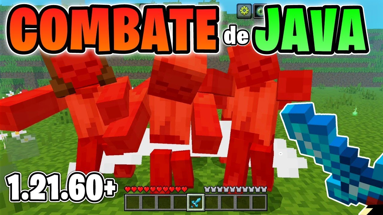 Cómo Instalar el COMBATE de JAVA para Minecraft Bedrock 1.21.60+ - YouTube