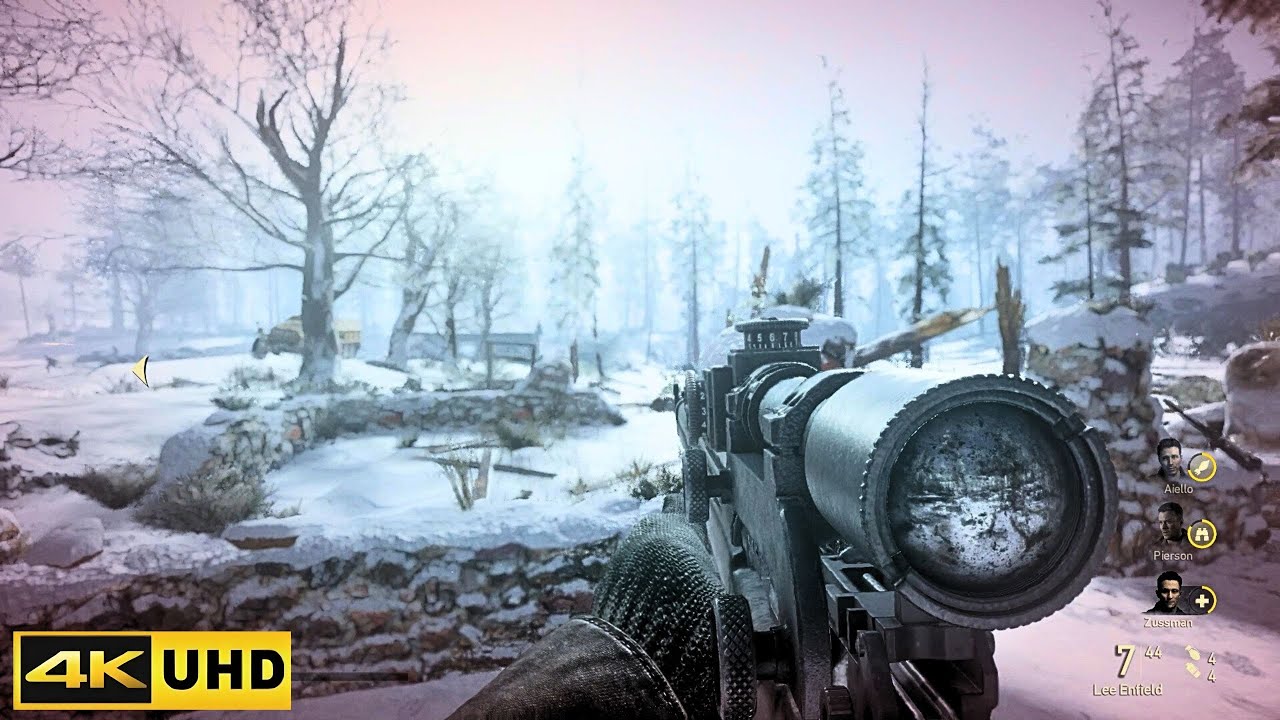 Battle of the Bulge (The Ardennes) - Call of Duty WW2 - 4K - YouTube