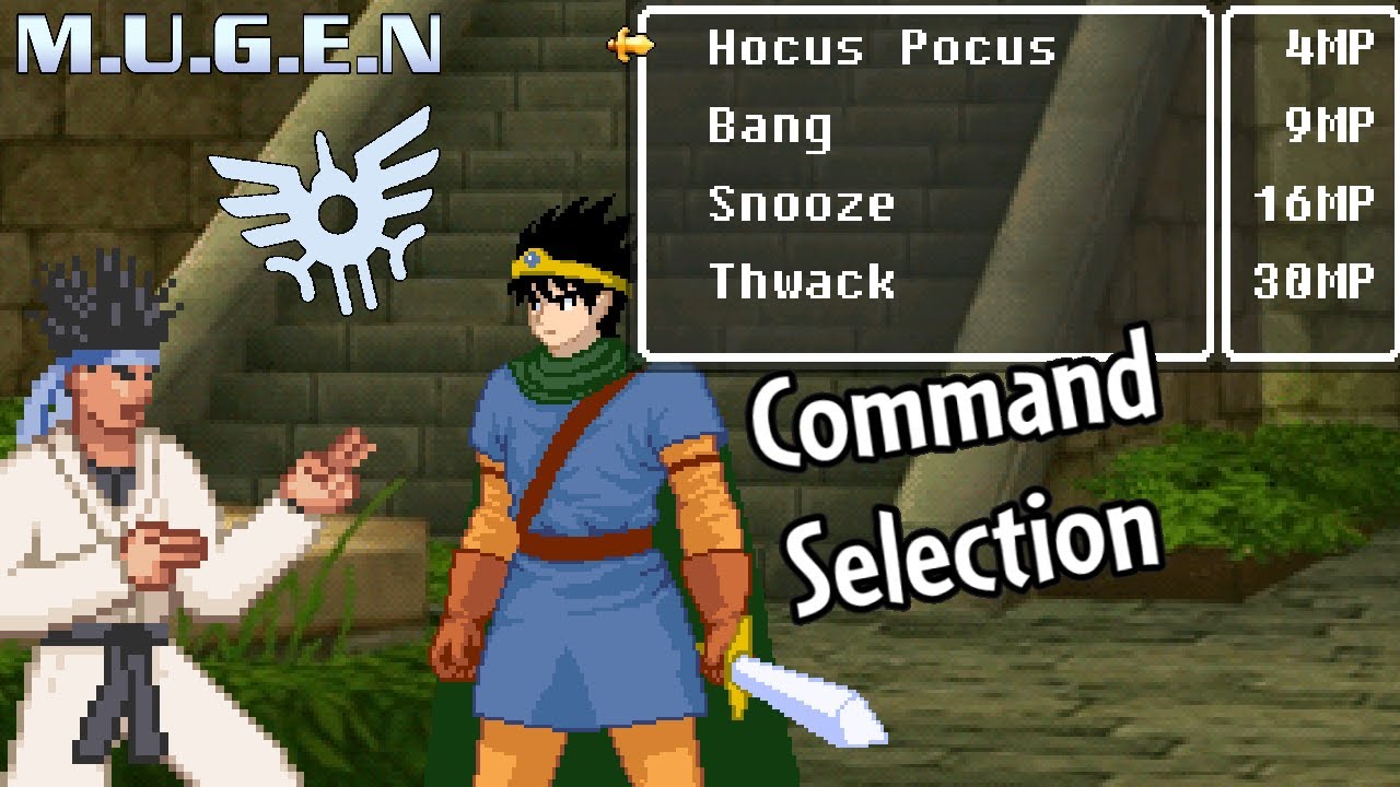 Hero's Command Selection | M.U.G.E.N-Made Mechanics - YouTube